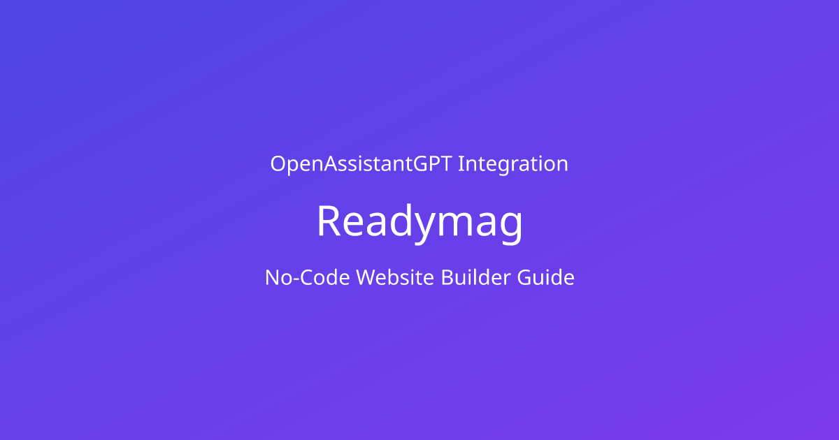 Best Free AI Chatbot to Integrate in Readymag with No Code